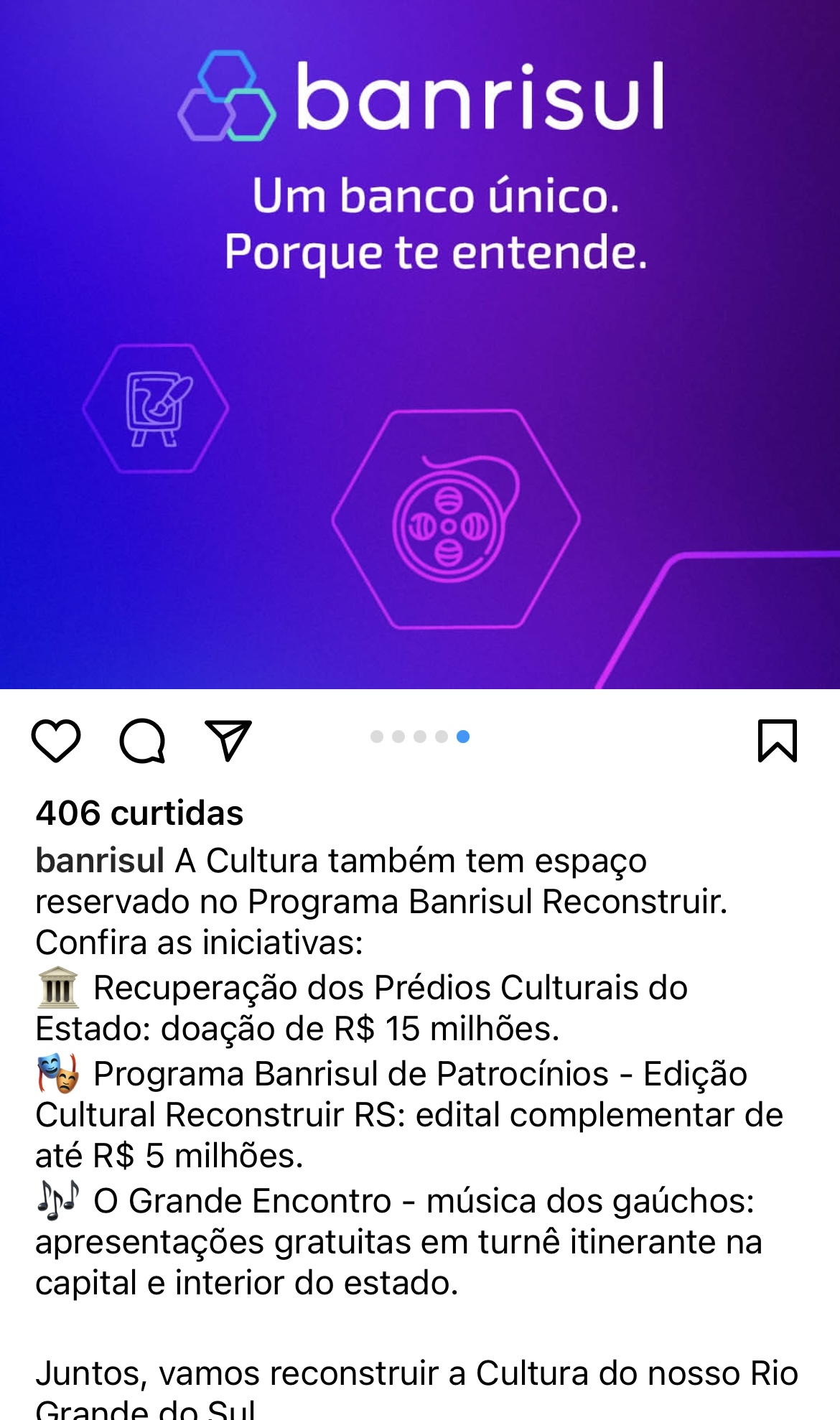BANRISUL: Banrisul Programa Reconstruir RS – JORNAL ONLINE COLORADO EM FOCO
